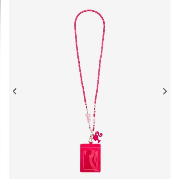 Barbie | Accessories | Nwt Barbie Lanyard With Card Holder Beaded ...